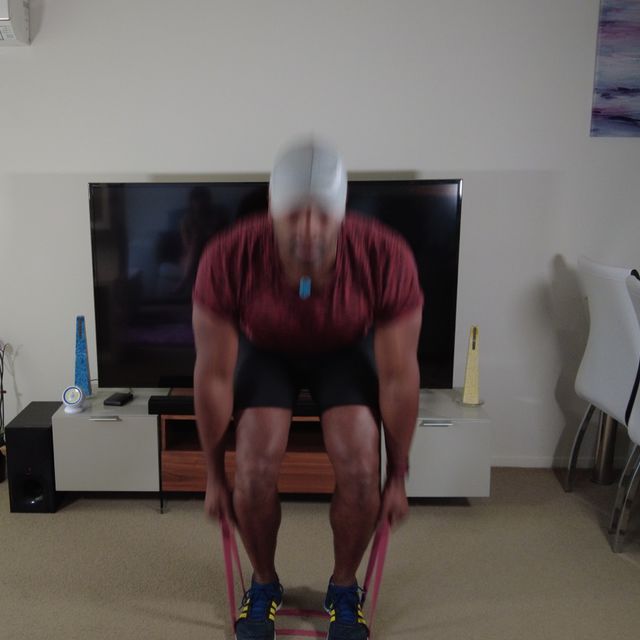 Band Squats by Daniel Arixi - Exercise How-to - Skimble