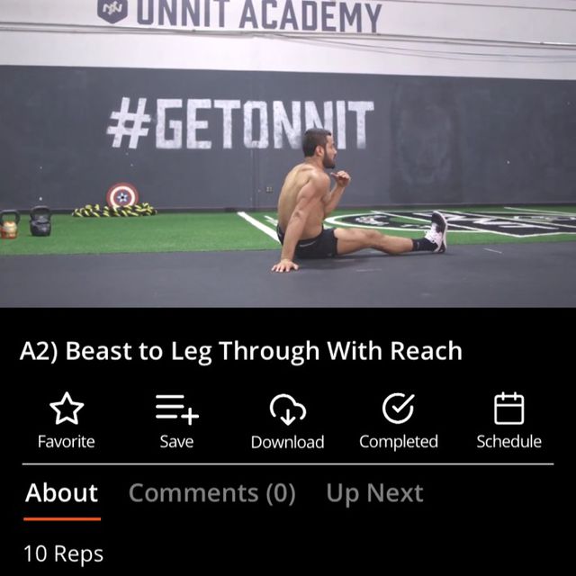 Beast Leg Through To Reach by Rushfitness 💪🏽 - Exercise How-to - Skimble