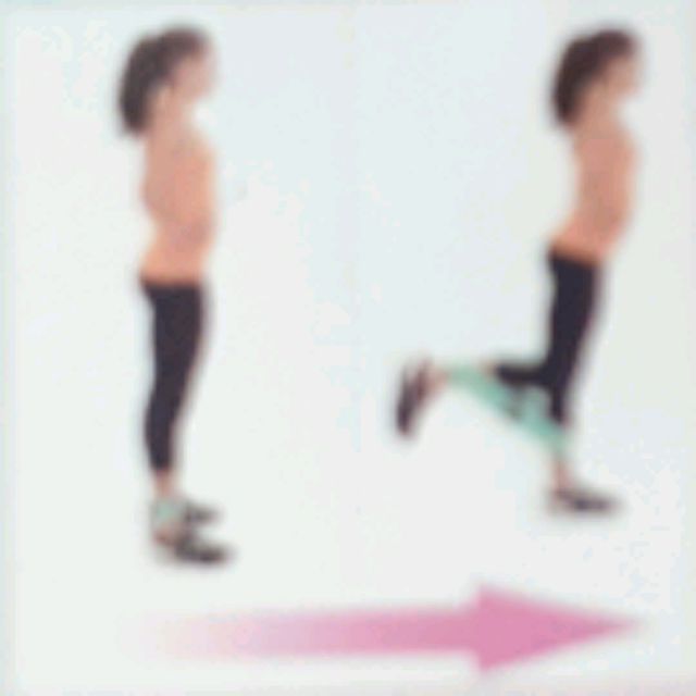 STANDING HAMSTRING CURLS WITH LOOP BANDS by Kateřina K. - Exercise How ...