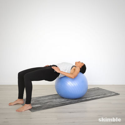 Ball Dumbell Row by Candice Matthews - Exercise How-to - Skimble