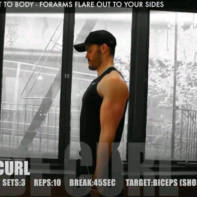 Bicep Wide Curls by Peter B. - Exercise How-to - Skimble