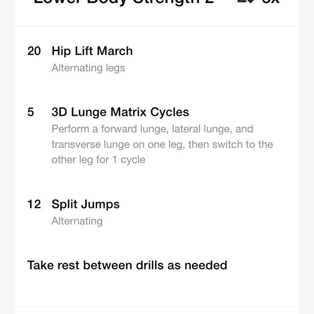 Hip Lift, 3D Matrix Lunges And Split Jumps by Rushfitness 💪. - Exercise ...