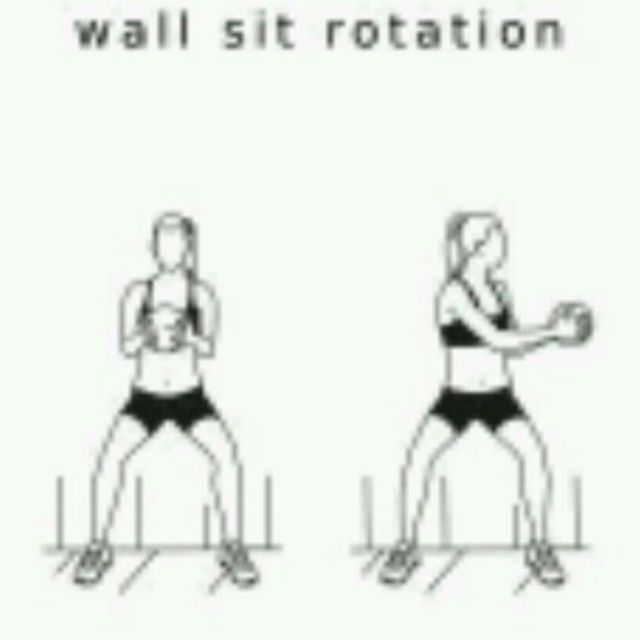 Wall Sit Rotation With A Ball by ꧁𝒩𝒶𝓉𝒽𝒶𝓁𝒾ℯ ꧂ ℒ𝒾𝓉𝒶𝓁𝒾ℯ𝓃 - Exercise How-to ...