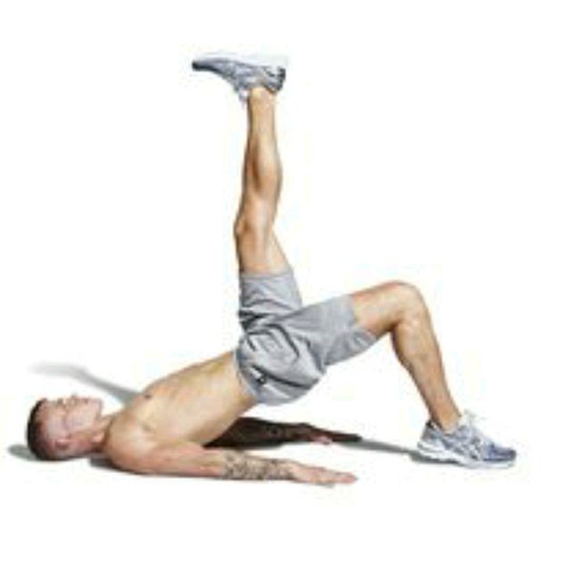 Single-leg Glute Bridge by Brittany D. - Exercise How-to - Skimble