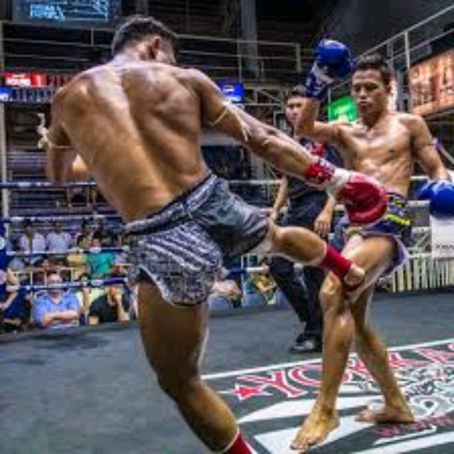 Combination: Right Cross, Left Hook, Low Kick, Left Hook, Low Kick by ...