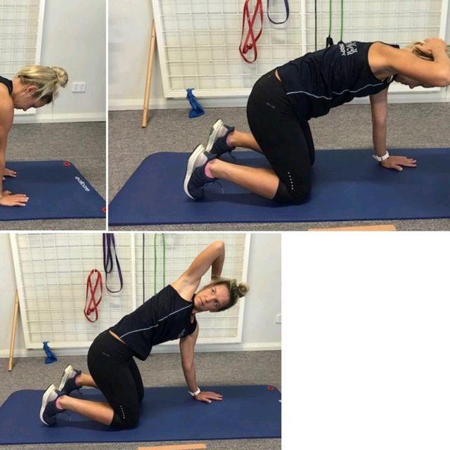 Thoracic Spine Rotation With Reach by Piotr Chopcian - Exercise How-to ...