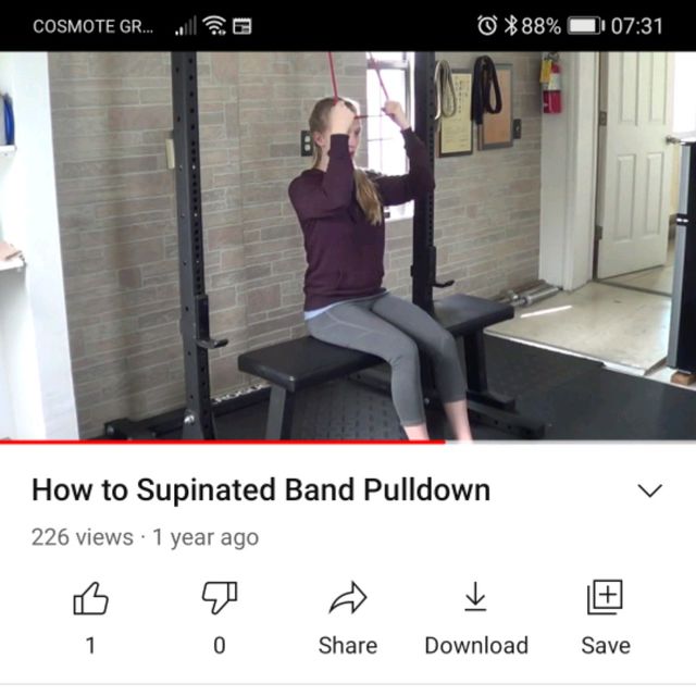 Supinated Banded Pull Down by Blissed Out Baker -plant Based Chef ...