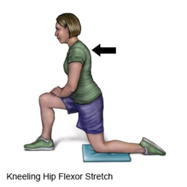 Kneeling Hip Flexor Stretch by Amy Holcombe - Exercise How-to - Skimble
