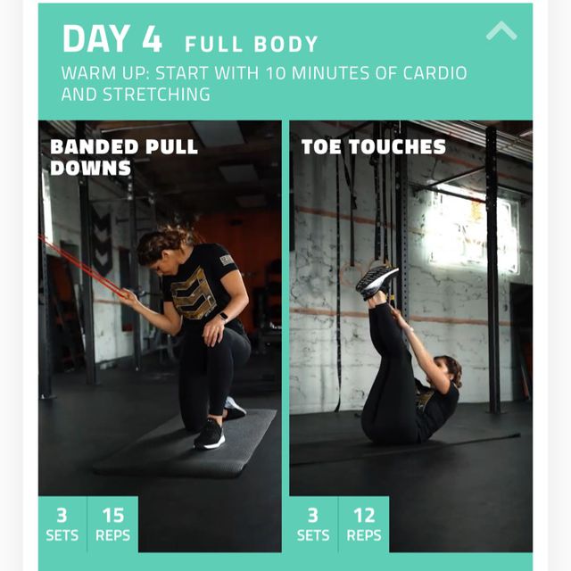 Banded Pull Down Right by Kaitlyn Gallant - Exercise How-to - Skimble