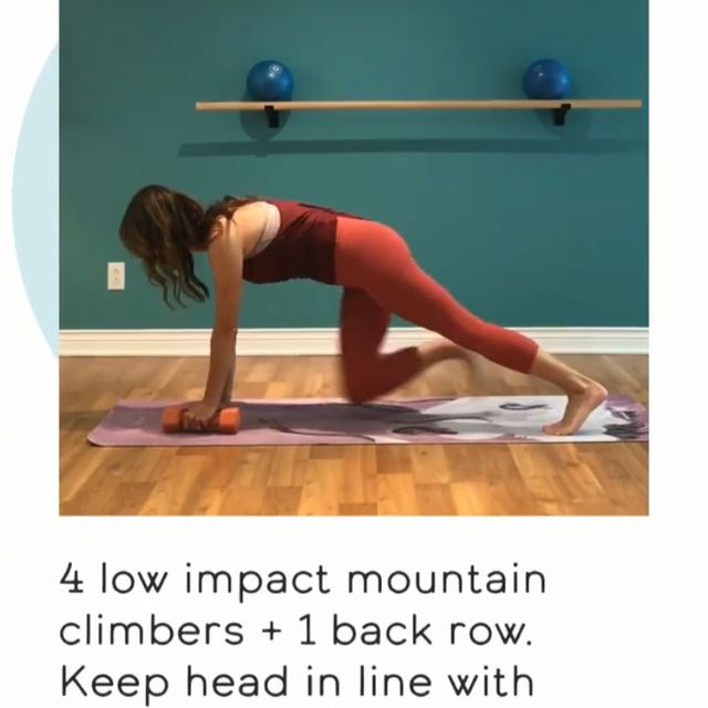 4 Slow Mountain climbers To Back Rows by Rushfitness 💪🏽 - Exercise How ...