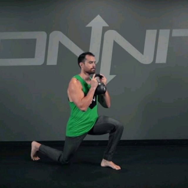 Kettlebell Goblet Alternating Reverse Lunge by Brittany D. - Exercise How-to - Skimble