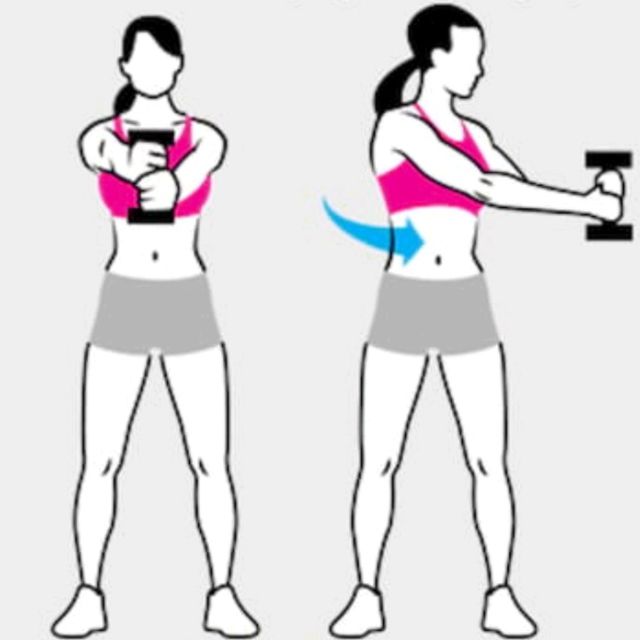 Dumbbell Lateral Swing by Aga Alex - Comment faire de l'exercice - Skimble