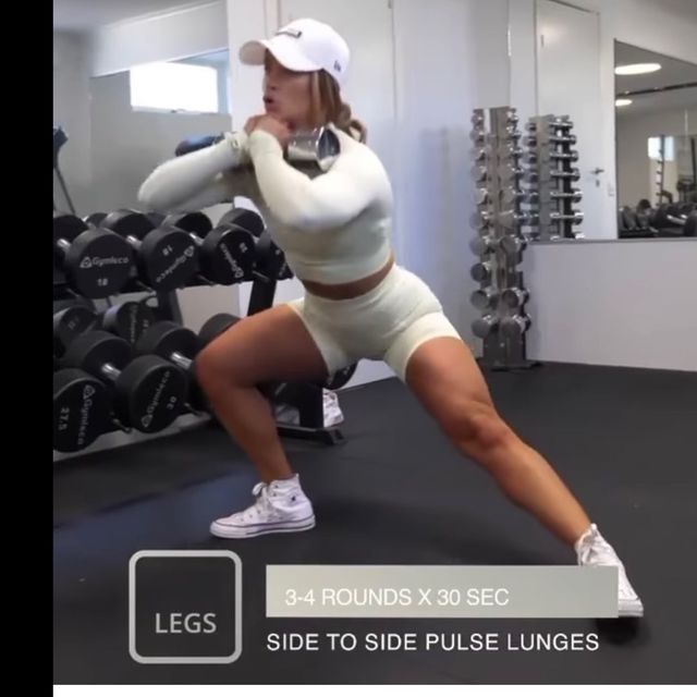 Deep Squat Side To Side, Option Touch Weights To The Floor by Melissa L ...