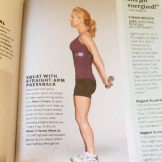 Squat With Straight Arm Pressback por Sharmil Mckee - Ejercicio Cómo ...