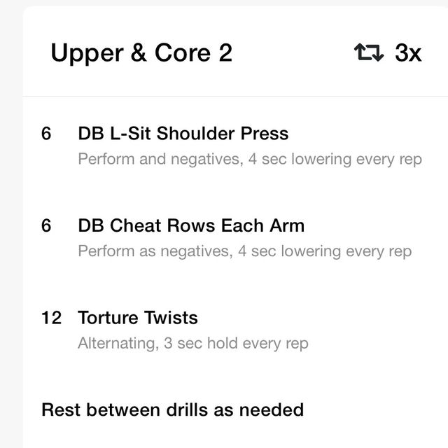 Upper & Core by Rushfitness 💪🏽 - Exercise How-to - Skimble