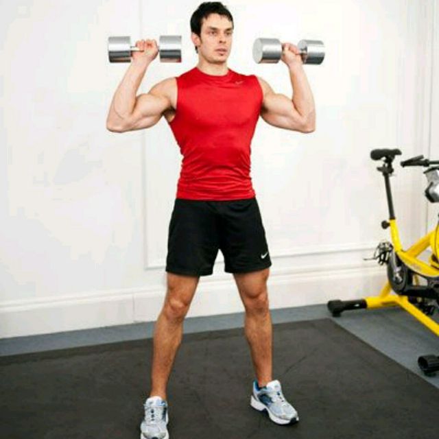 Squat to Rotational Press by Reese Dawson - Exercise How-to - Skimble