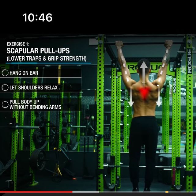 Scapular Pull Up por Jacob S. - Ejercicio Cómo hacerlo - Skimble