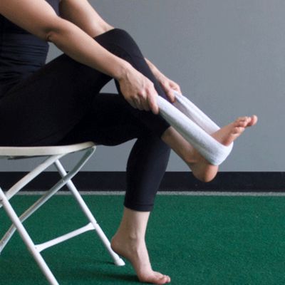 Floor Sitting Ankle Inversion With Resistance Left by Ron W. - Exercise ...