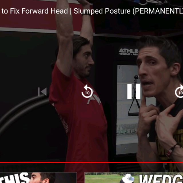 No. 5 How to Fix Forward Head | Slumped Posture (PERMANENTLY!) by ...