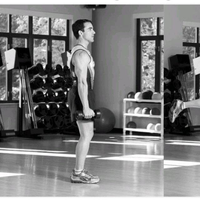 Dumbbell Single Leg Dead Lift by Dedrick Taylor - Exercise How-to - Skimble