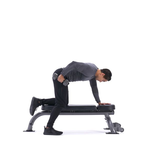 One Arm Dumbbell Arc Row by Elizabeth Helmick - Exercise How-to - Skimble