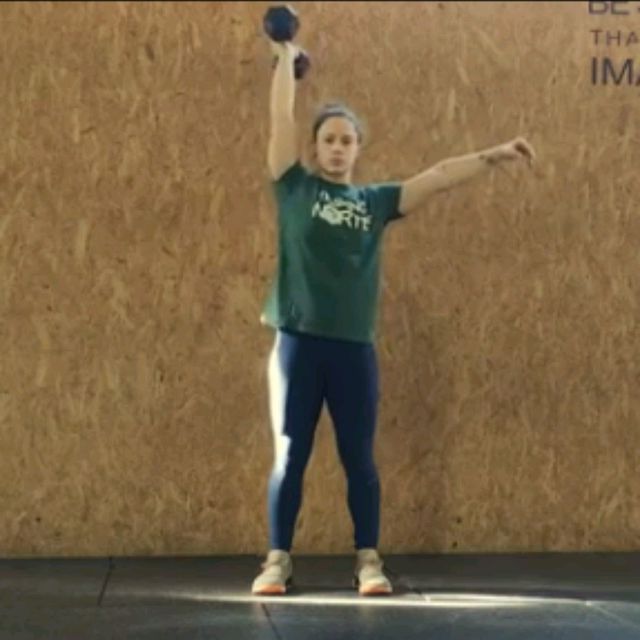 DB SA Shoulder Press by Francisco Perez - Ejercicio Cómo hacerlo - Skimble