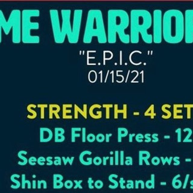 Strength Floor Press Gorilla Rows Shin Box To Stand by Rushfitness 💪 ...