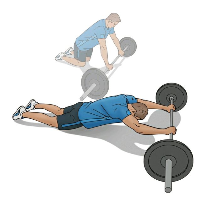 Barbell Roll Out by Martel Berry - Exercise How-to - Skimble