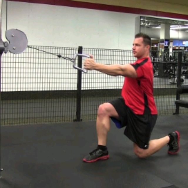 Lunge Hold Remo a 1 Brazo by Xexu Lara - Ejercicio Cómo hacerlo - Skimble