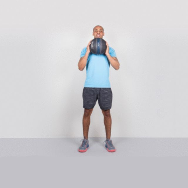 Med Ball Overhead Press by Ömer Köseoğlu - Exercise How-to - Skimble