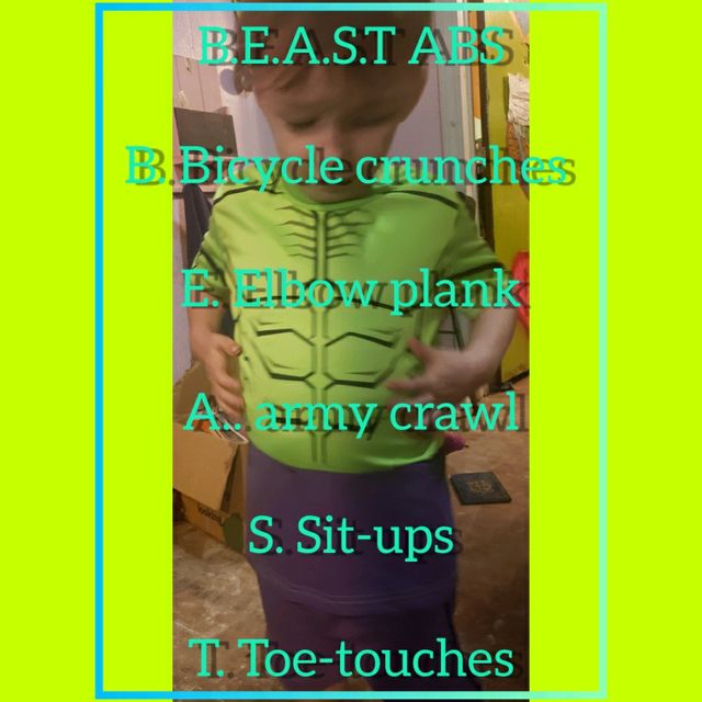 B.E.A.S.T. Mode Abs by 👑 🥀 .. - Exercise How-to - Skimble