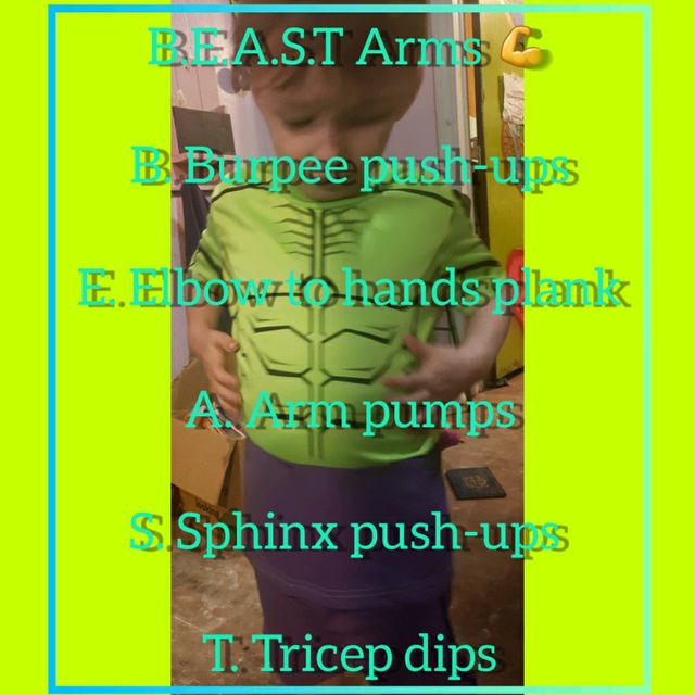 B.E.A.S.T ARMS 💪 by 👑 🥀 .. - Exercise How-to - Skimble
