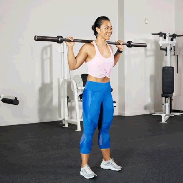 Barbell good Morning by Ryan R. - Exercise How-to - Skimble