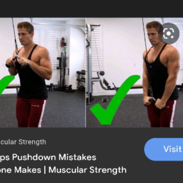 Tricep Pushdown by Annette Garza - Exercise How-to - Skimble