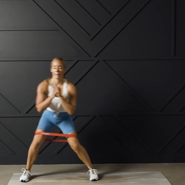 Mini Band Lateral Steps by Ömer Köseoğlu - Exercise How-to - Skimble