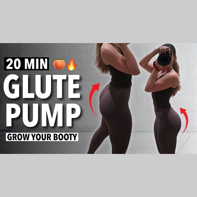 20 MIN DUMBBELL GLUTE FOCUSED WORKOUT - Grow Booty NOT Thighs - Bubble Butt - DAY 3 - Free Glute ...