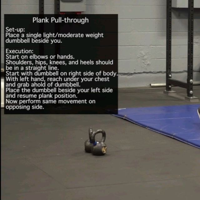 Plank Pull by Dallas W. - Exercise How-to - Skimble