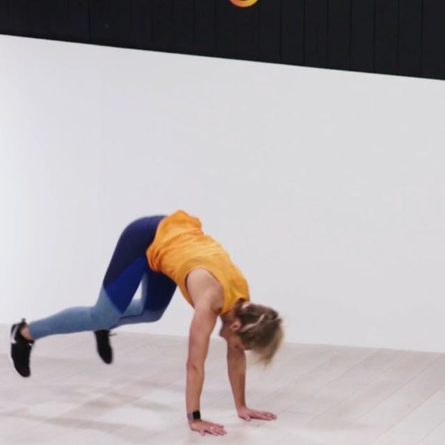 Burpee To Broad Jump Shuffle by Vera Maxakova - Exercise How-to - Skimble