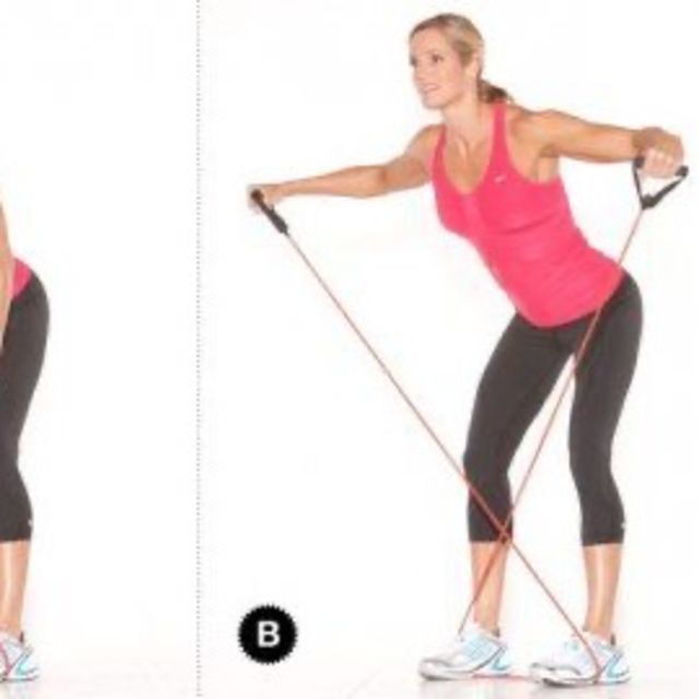Bent Over Flys (either With Band Or Dumbbells) by Anne B. - Exercise ...