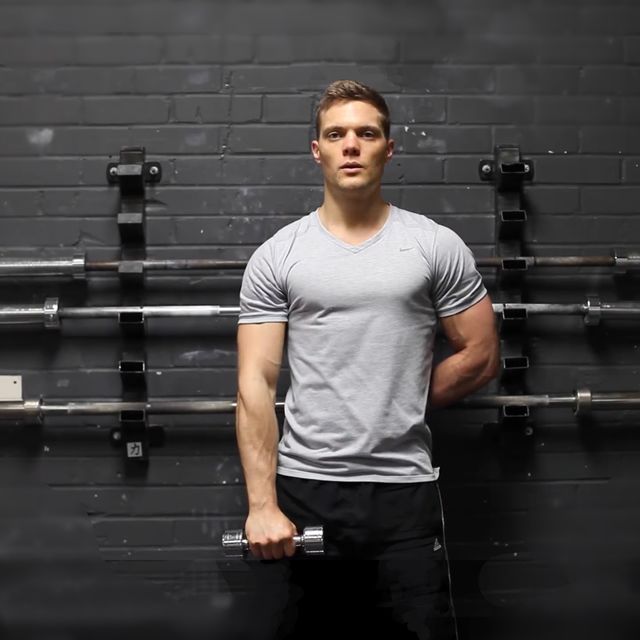 One Arm Front Raise (R) by Ömer Köseoğlu - Exercise How-to - Skimble