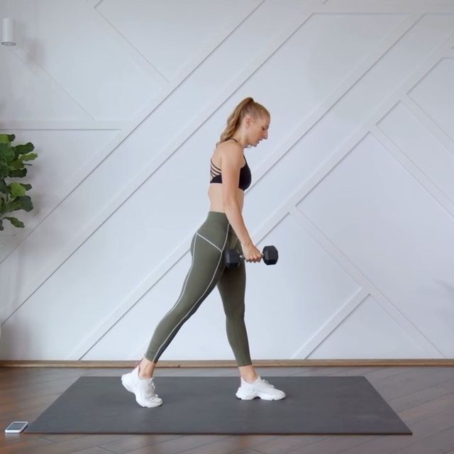 Split Stance Hinge and Press (R) by Ömer Köseoğlu - Exercise How-to ...