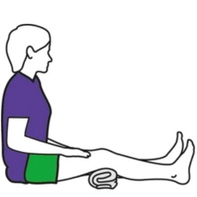 Knee Stretch with Towel by Sarah Z. - Exercise How-to - Skimble