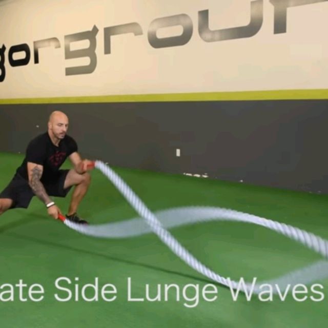 Alternate Side Lunge Waves by Alexus Berry - Exercise How-to - Skimble