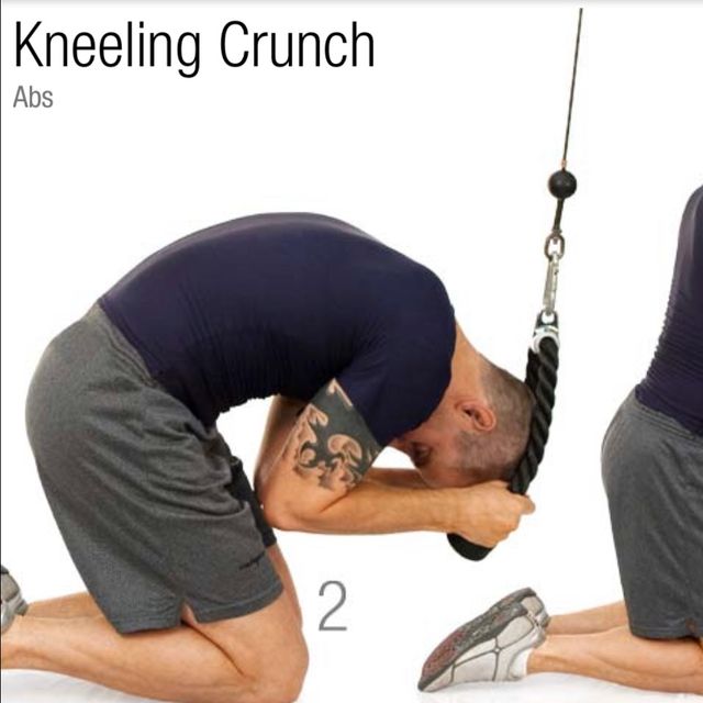Kneeling Cable Crunch by Brian L. Fontenot - Exercise How-to - Skimble