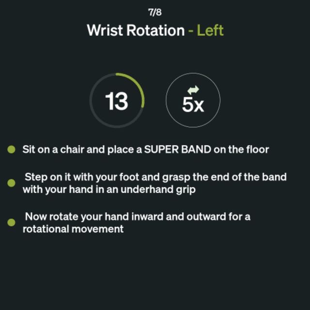 Wrist Rotation - Left by Rajeswari D. - Exercise How-to - Skimble