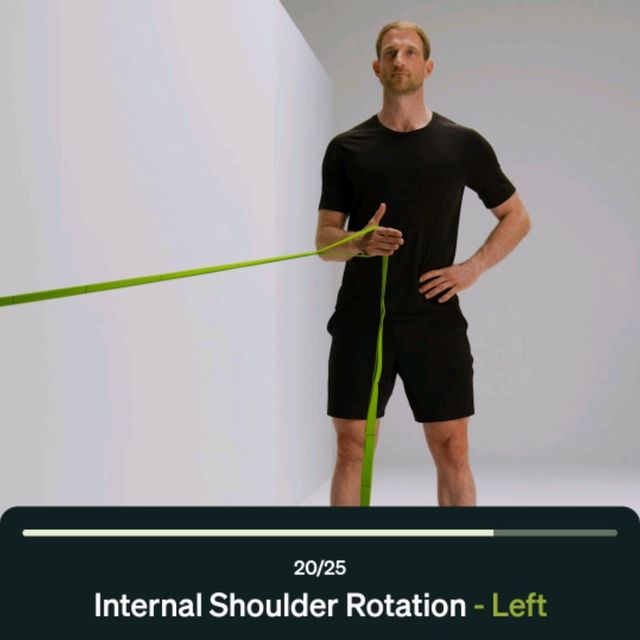 Internal Shoulder Rotation - Left by Rajeswari D. - Exercise How-to ...