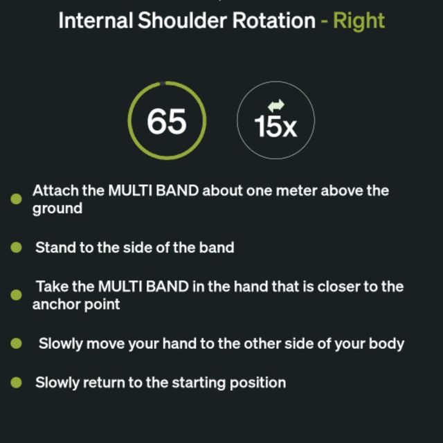 Internal Shoulder Rotation - Right by Rajeswari D. - Exercise How-to ...