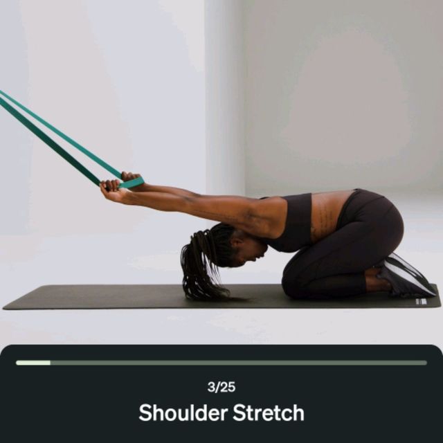 Shoulder Stretch With Band by Rajeswari D. - Exercise How-to - Skimble