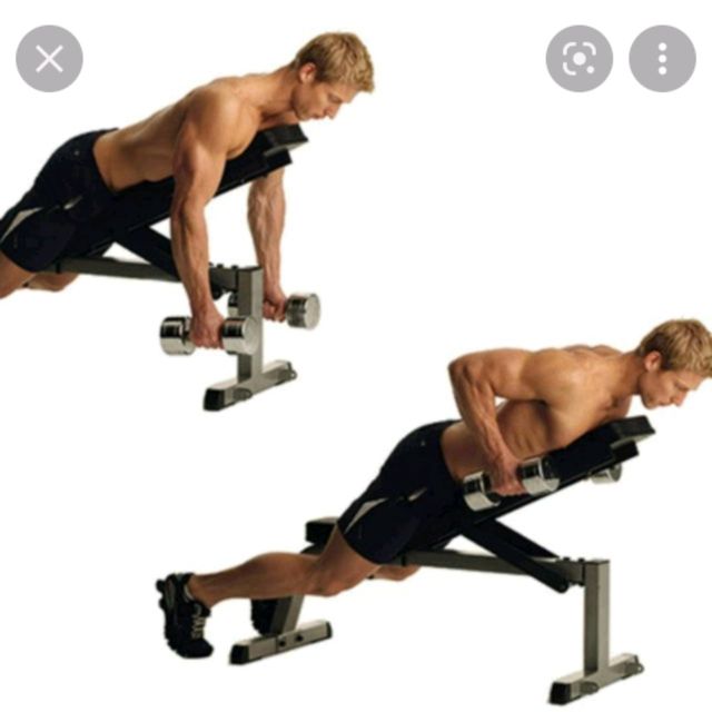 Inclined Dumbell Row by Jake Perry - Exercise How-to - Skimble