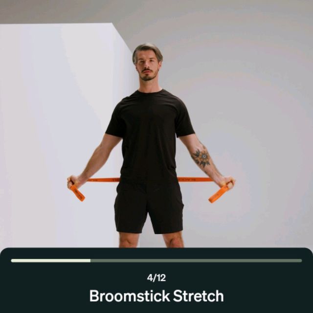 Broomstick Stretch With Band by Rajeswari D. - Exercise How-to - Skimble